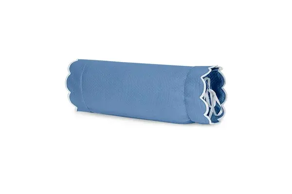 MATOUK Diamond Pique Sham - Azure