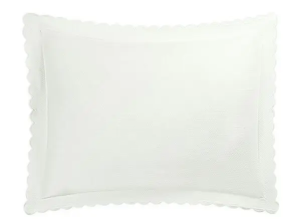 MATOUK Diamond Pique Sham - Bone