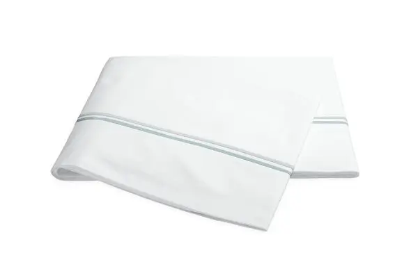 MATOUK Essex Flat Bed Sheet - Pool