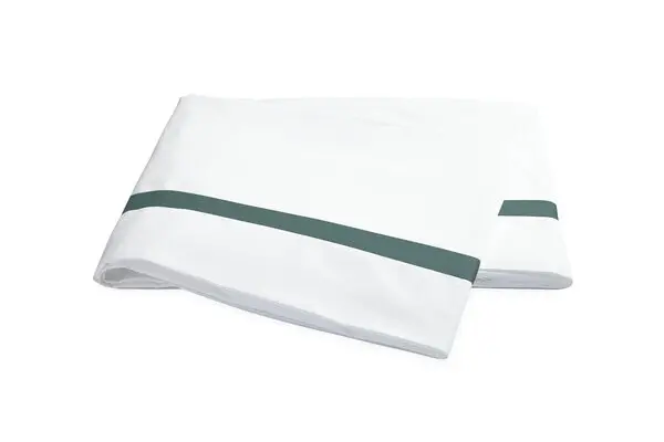 MATOUK Lowell Flat Bed Sheet - Deep Jade