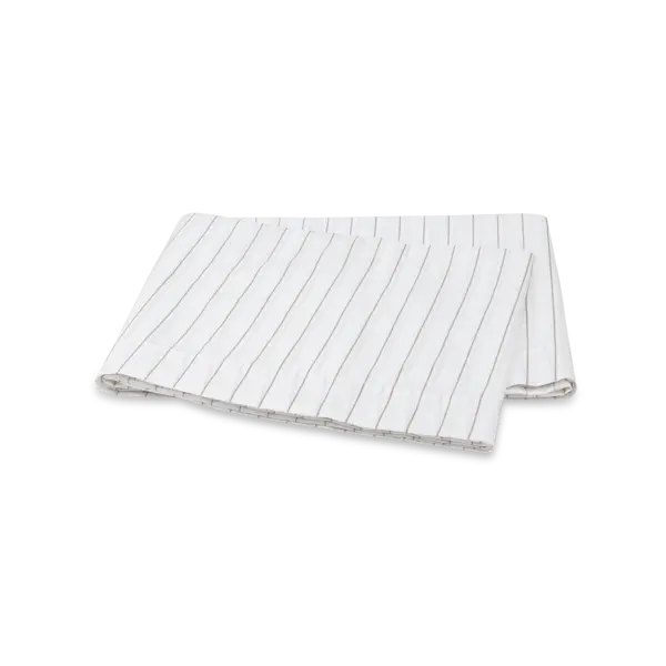 MATOUK Amalfi Pinstripe Cotton Flat Bed Sheet