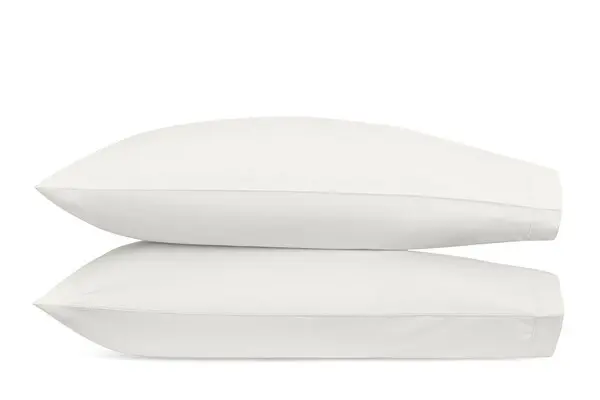 MATOUK Luca Satin Stitch Pillowcase - Bone