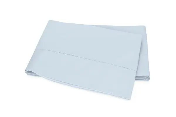MATOUK Milano Hemstitch Flat Bed Sheet - Sky