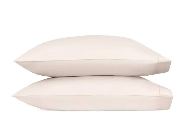 MATOUK Milano Hemstitch Pillowcase - Blush