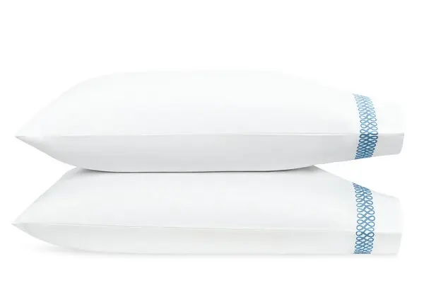 MATOUK Schumacher Astor Braid Pillowcase - Sky