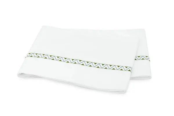 MATOUK Schumacher Prado Flat Bed Sheet - Grass
