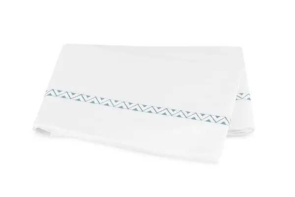 MATOUK Schumacher Prado Flat Bed Sheet - Hazy