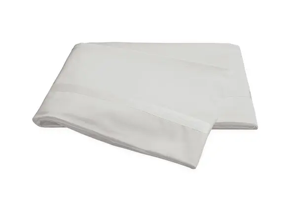 MATOUK Nocturne Flat Bed Sheet - Silver
