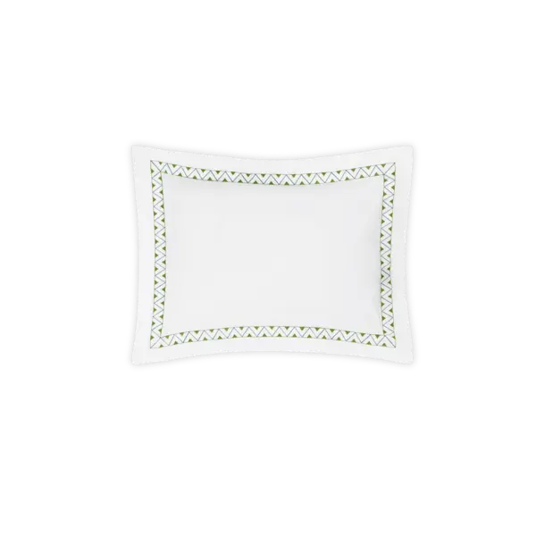 MATOUK Schumacher Prado Embroidered Sham - Percale