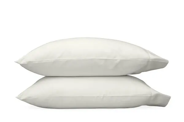 MATOUK Nocturne Hemstitch Pillowcase - Bone