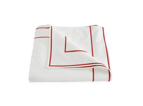 MATOUK Ansonia Duvet Cover - Red