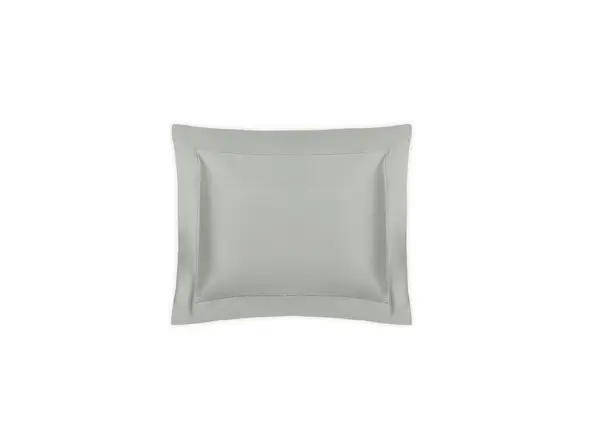 MATOUK Nocturne Hemstitch Sham - Silver