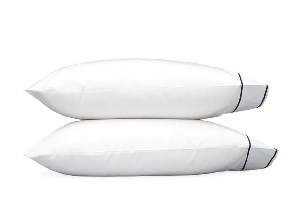 MATOUK Ansonia Pillowcase - Navy