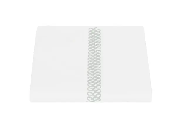MATOUK Schumacher Astor Braid Duvet Cover - Silver