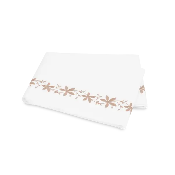 MATOUK Callista Embroidered Flat Bed Sheet