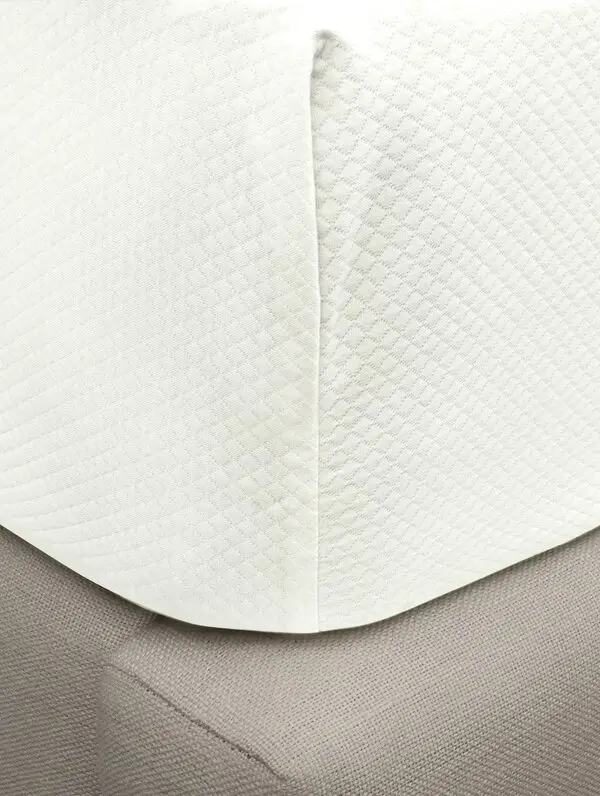 MATOUK Diamond Pique Box Spring Cover - Bone