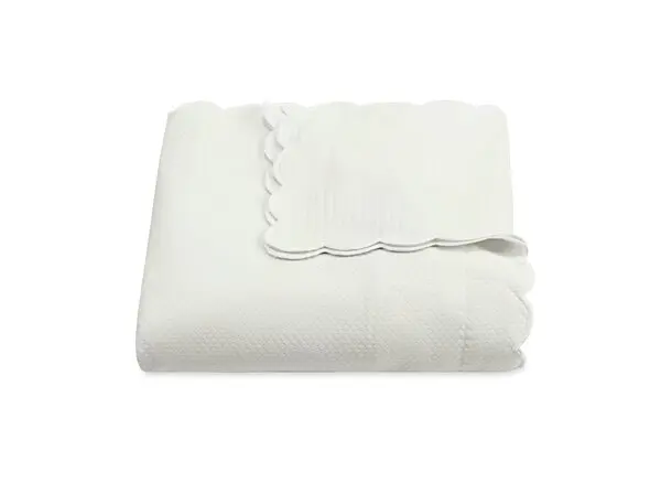 MATOUK Diamond Pique Duvet Cover - Bone