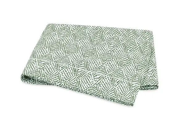 MATOUK Schumacher Duma Diamond Flat Bed Sheet - Grass