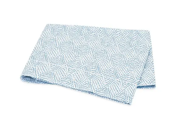 MATOUK Schumacher Duma Diamond Flat Bed Sheet - Sky