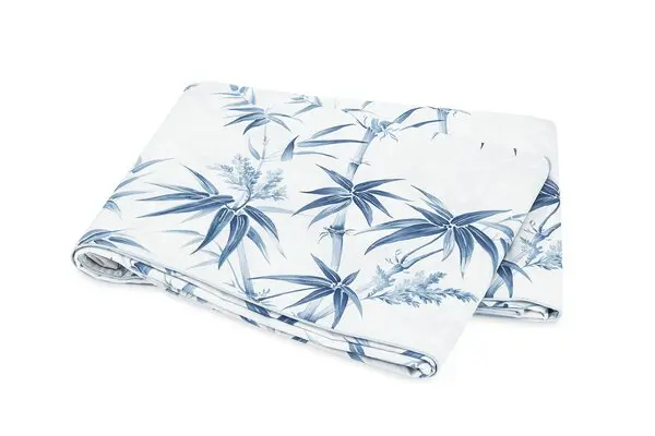 MATOUK Schumacher Dominique Flat Bed Sheet - Azure