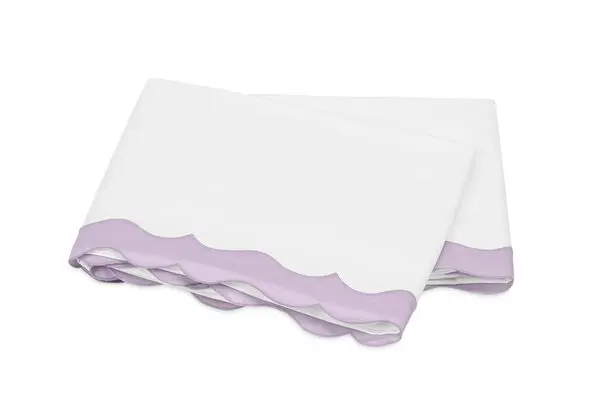 MATOUK Lorelei Flat Bed Sheet - Violet