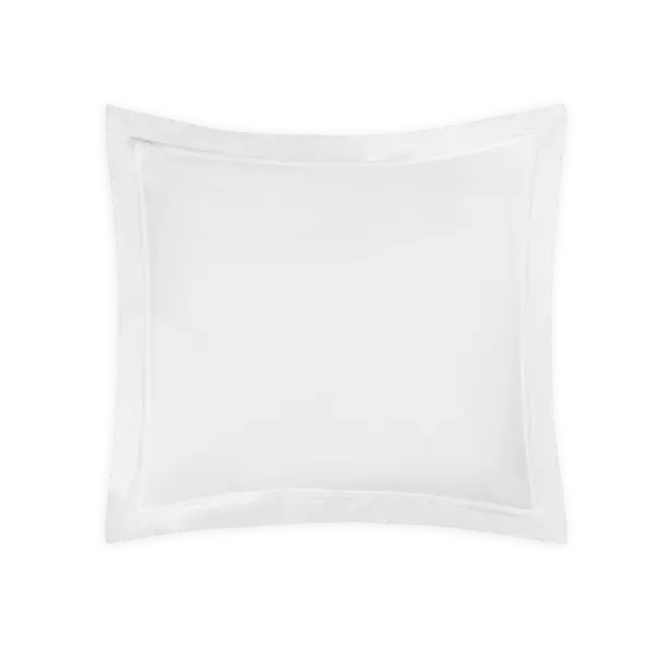 MATOUK Essex Sham With Satin Stitch Embroidery - Percale