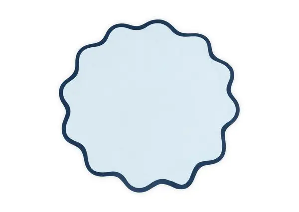 MATOUK Scallop Edge Placemats - Ice