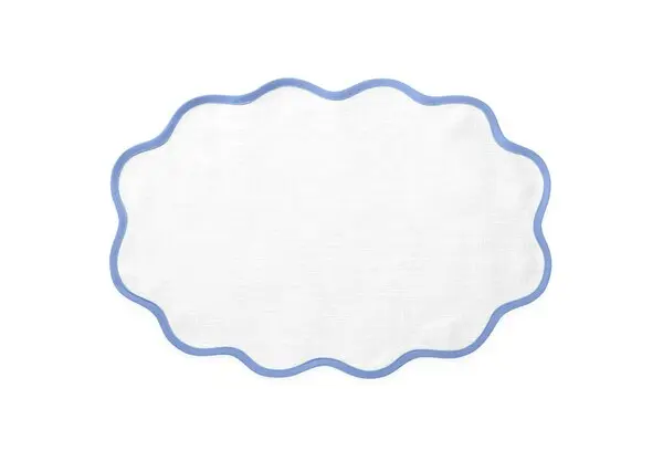 MATOUK Scallop Edge Placemats - Sky