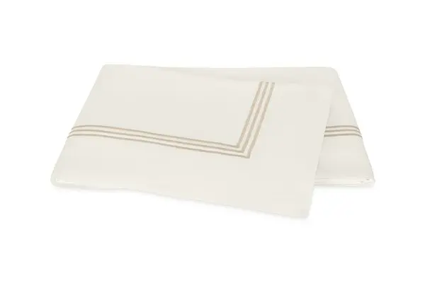 MATOUK Bel Tempo Nocturne Flat Bed Sheet - Ivory