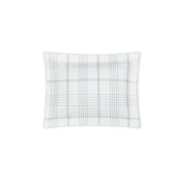 MATOUK Schumacher August Plaid Sham - Percale