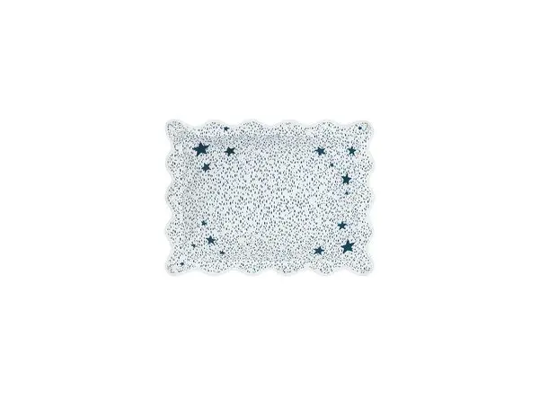 MATOUK Schumacher Celine Stars Mini Pillow - Prussian