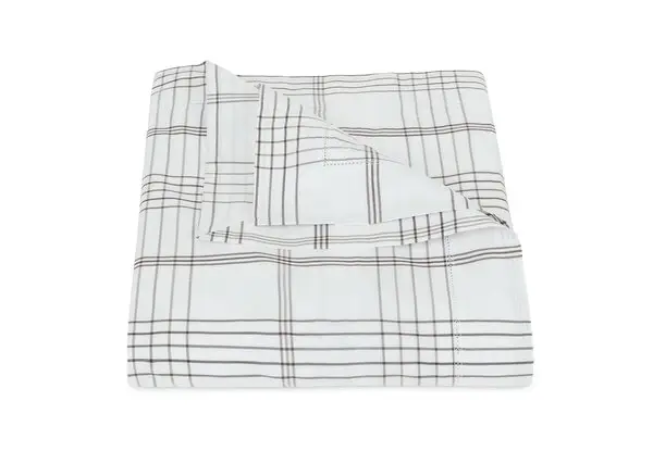 MATOUK Schumacher August Plaid Duvet Cover - Sable