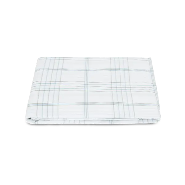 MATOUK August Plaid Fitted Sheet - Percale