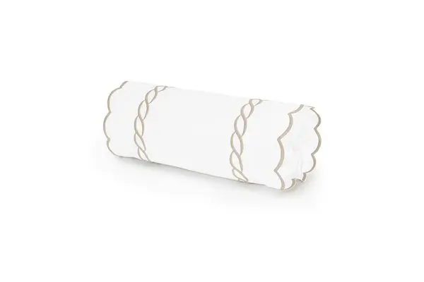 MATOUK Classic Chain Scallop Sham - Dune