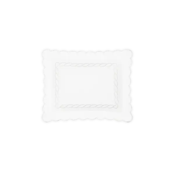 MATOUK Classic Chain Scallop Sham - Percale