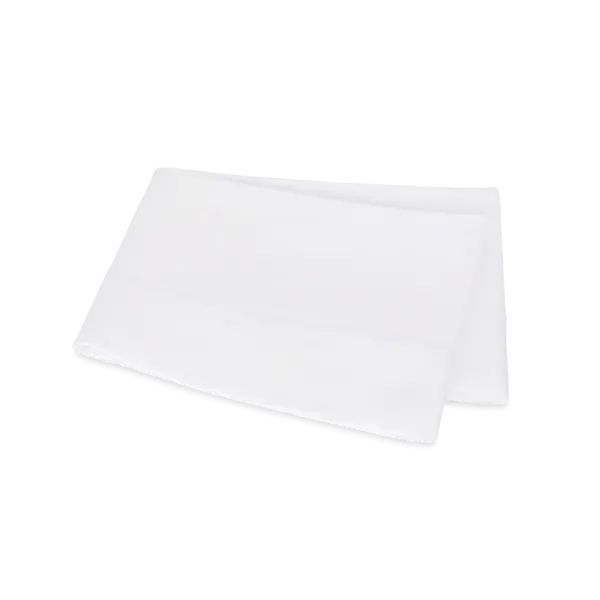 MATOUK Bergamo Hemstitch Flat Bed Sheet - Percale