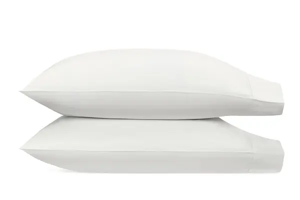 MATOUK Bergamo Hemstitch Pillowcase - Bone