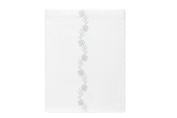 MATOUK Daphne Matelassé Coverlet - Silver