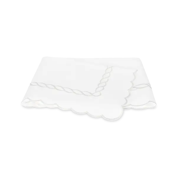 MATOUK Classic Chain Scallop Flat Sheet - Percale