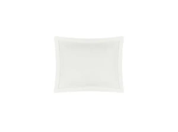 MATOUK Bergamo Hemstitch Sham - Bone