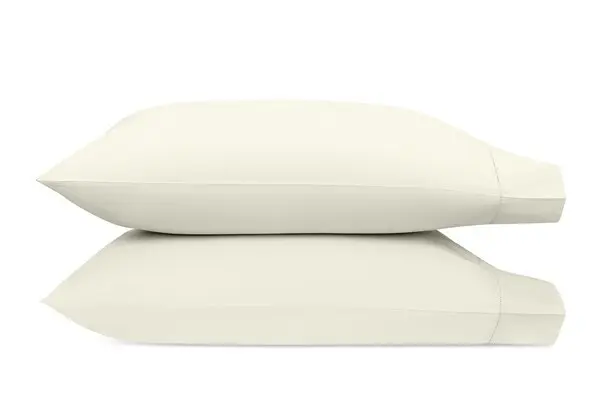 MATOUK Gatsby Hemstitch Pillowcase - Ivory