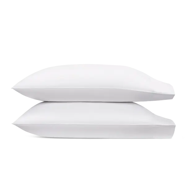 MATOUK Gatsby Hemstitch Pillowcase Pair - Percale