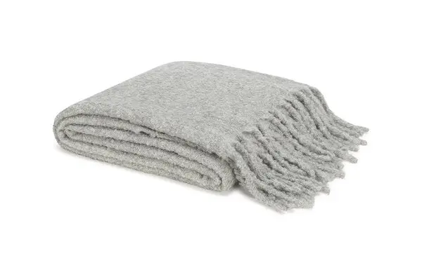 MATOUK Poncho Throw - Silver