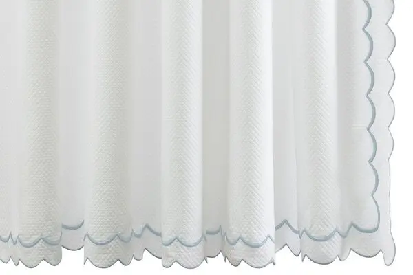 MATOUK India Pique Shower Curtain - Pool