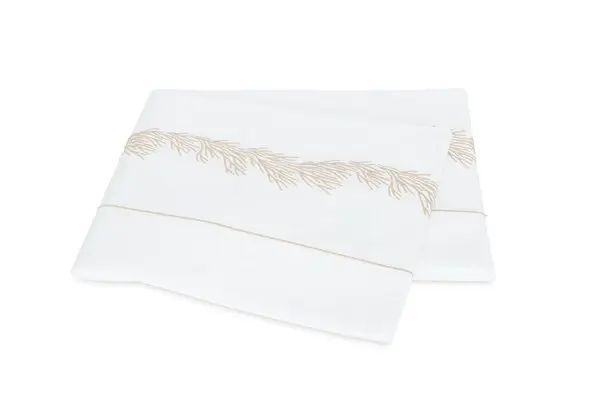 MATOUK Atoll Flat Bed Sheet - Dune
