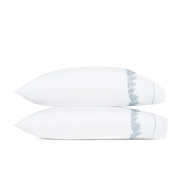 MATOUK Atoll Pillowcase Pair - Percale