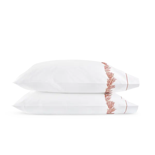 MATOUK Atoll Pillowcase Pair - Percale