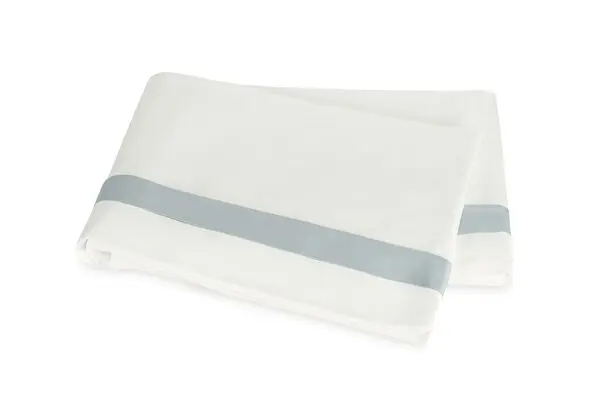 MATOUK Ambrose Flat Bed Sheet - Bone/pool