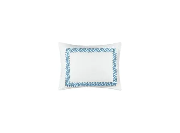 MATOUK Schumacher Astor Braid Matelassé Sham - Sky