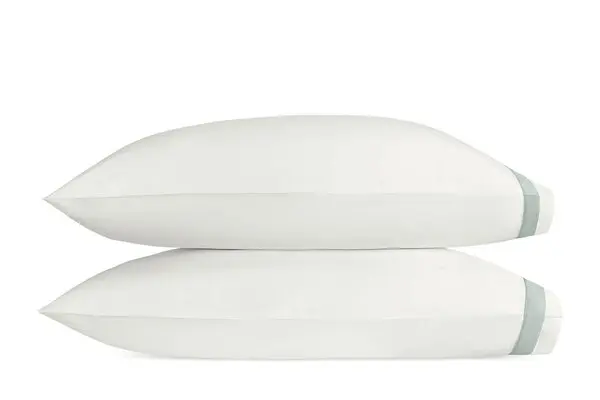 MATOUK Ambrose Pillowcase - Bone/celadon